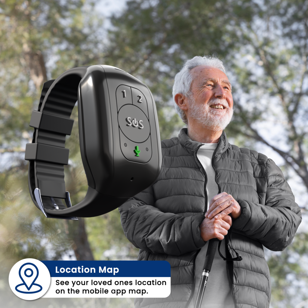 SecuLife Guardian SOS Wristband with Fall Detection for Seniors | SecuLife